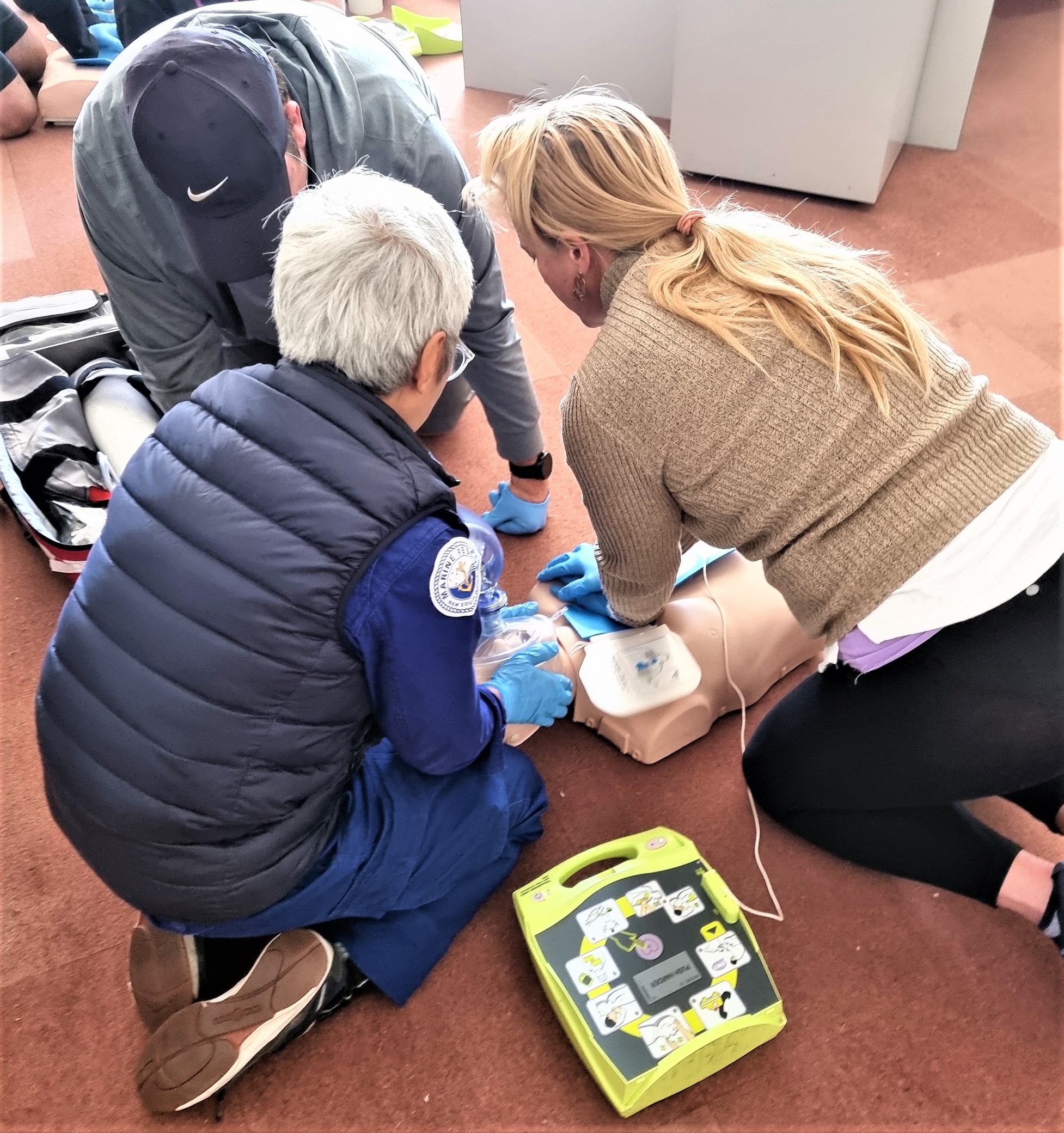 Members skill up in first aid - Marine Rescue NSW