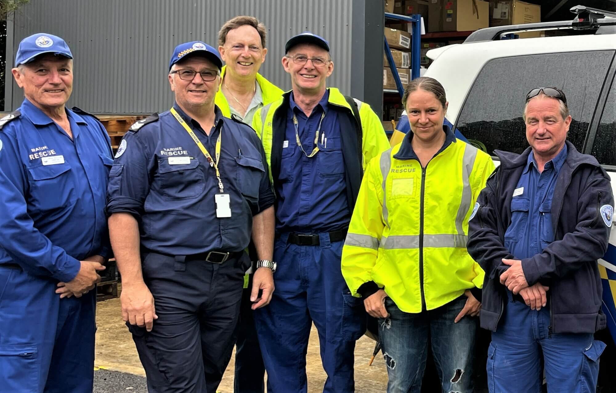 Changing of the guard as new teams head to flood zone - Marine Rescue NSW