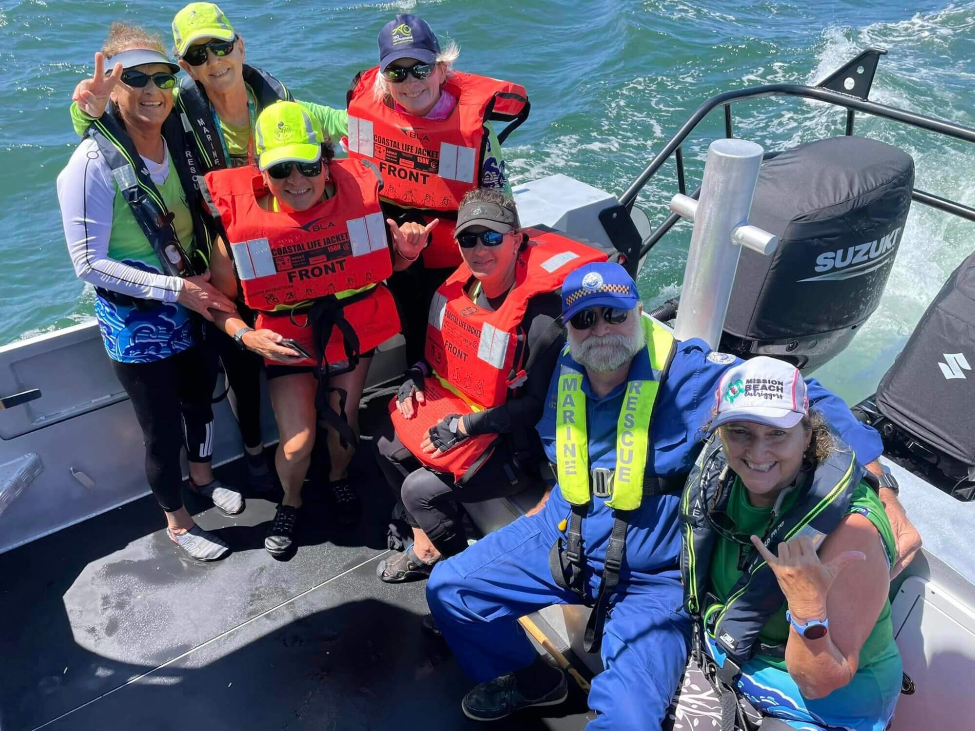 Marine Rescue Botany Port Hacking crew save interstate outriggers ...