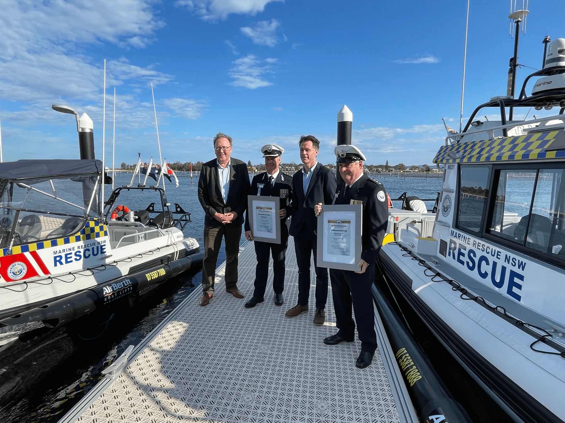 Full steam ahead for two new Marine Rescue NSW vessels - Marine Rescue NSW