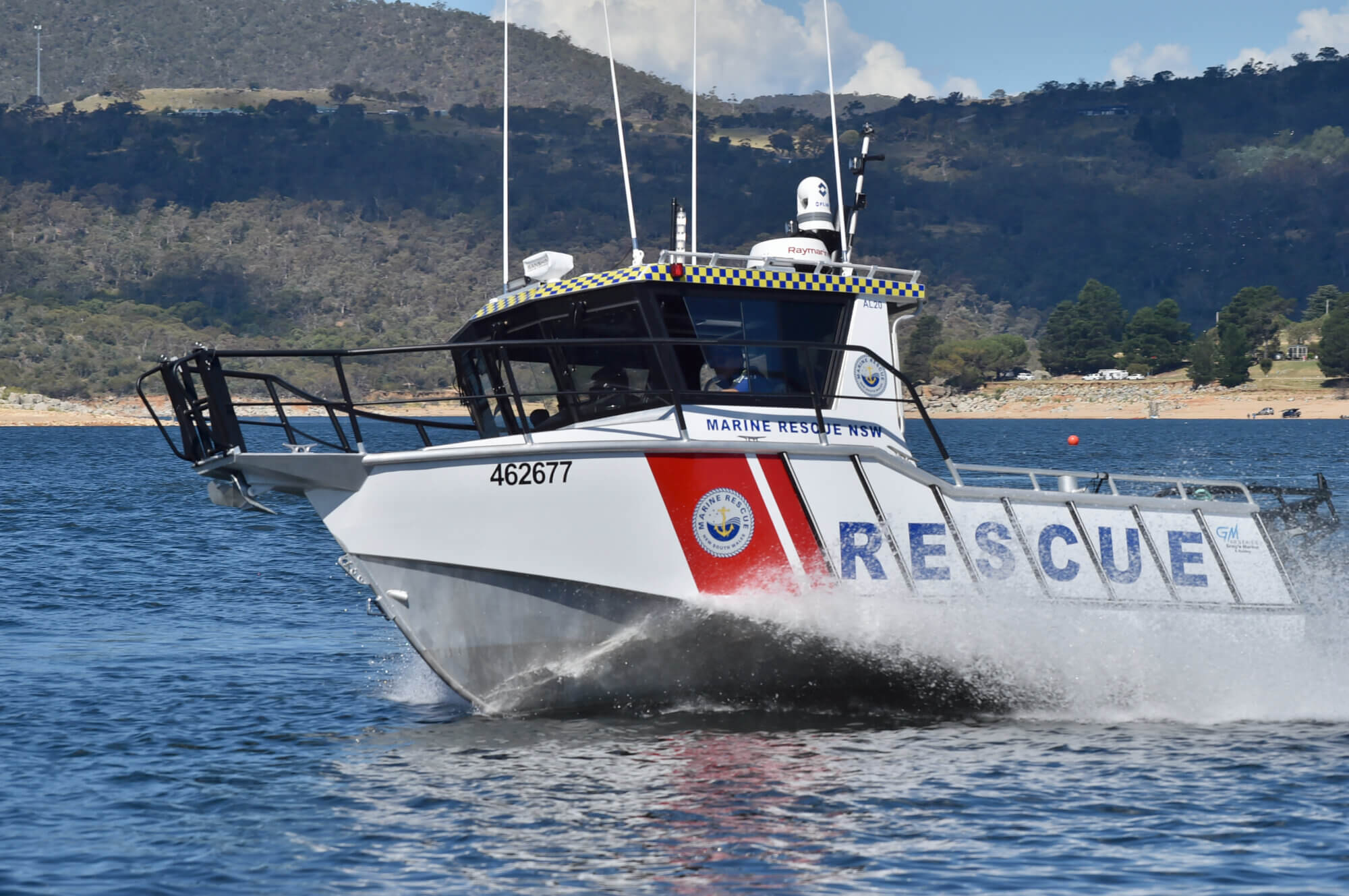 New replacement vessel arrives at Marine Rescue Alpine Lakes - Marine ...