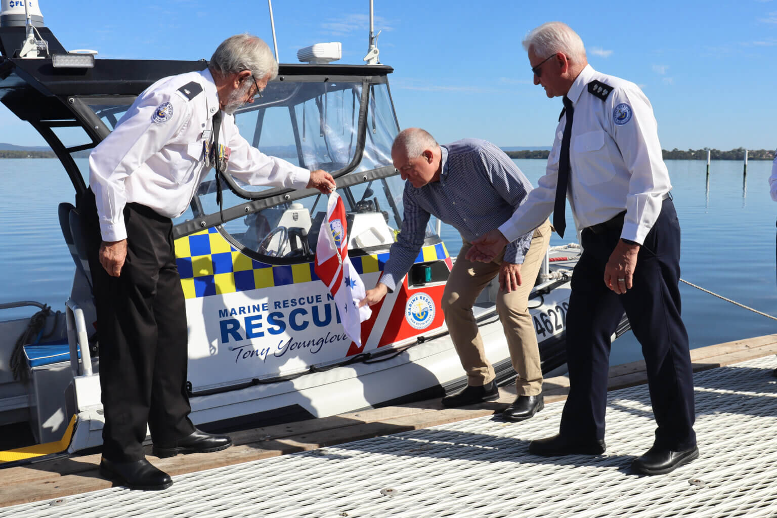 Marine Rescue Tuggerah Lakes vessel commissioned by Minister for the ...