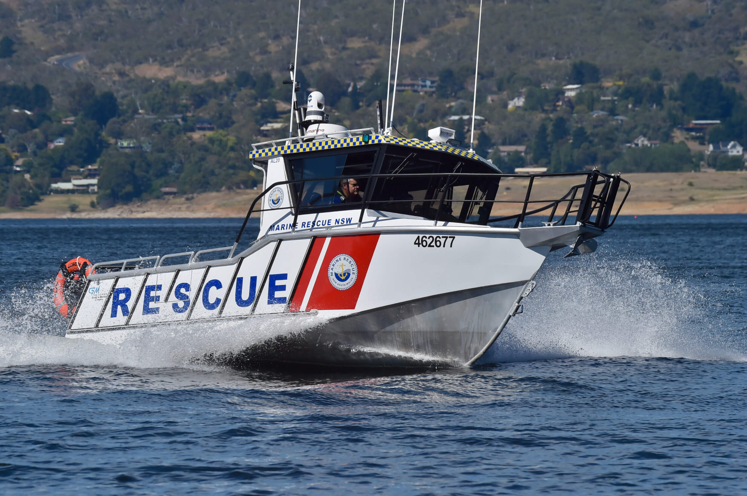 New replacement vessel arrives at Marine Rescue Alpine Lakes - Marine ...