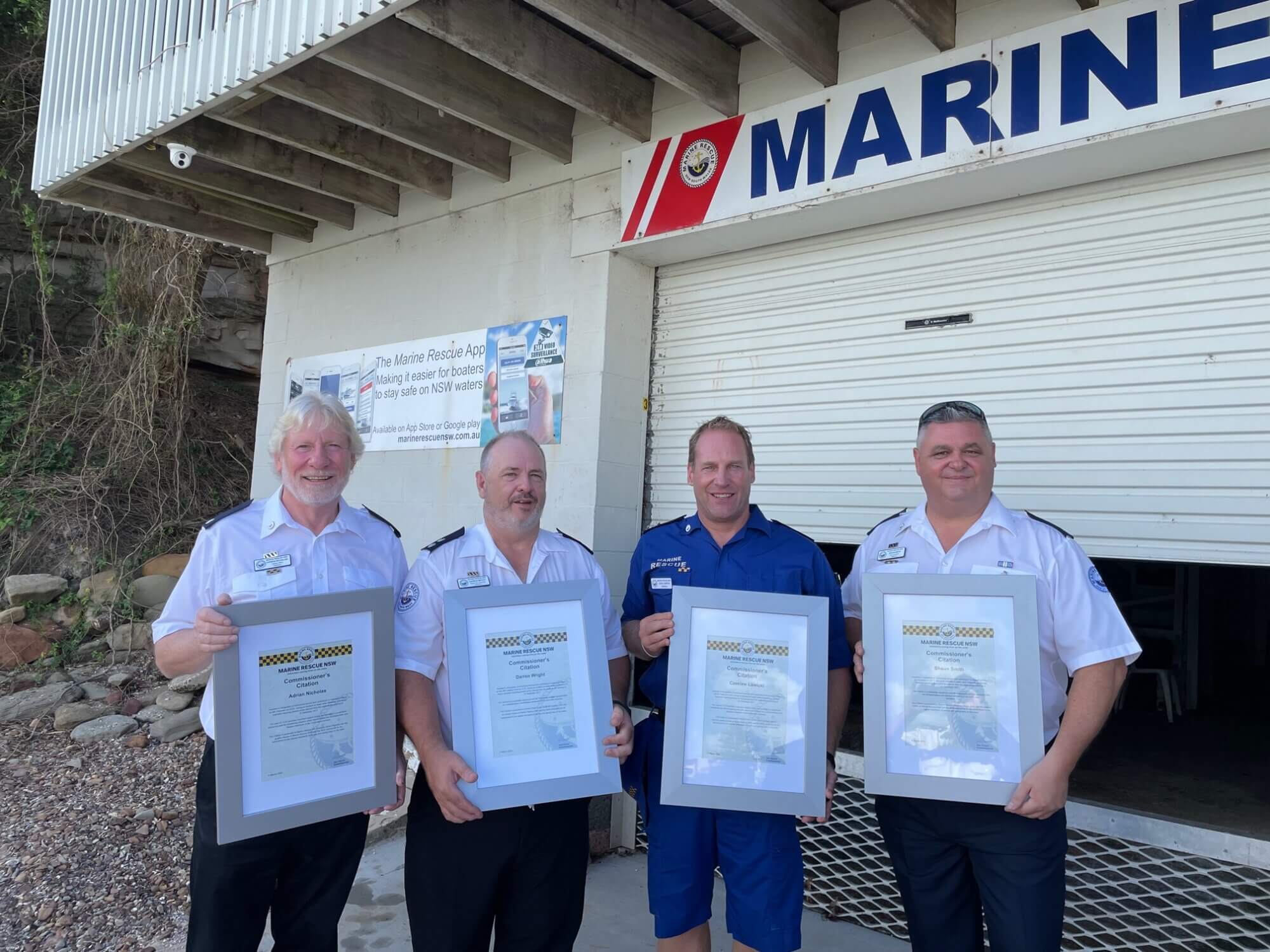 Marine Rescue Terrigal volunteers recognised for heroic efforts during 2017 New Year’s Eve ...