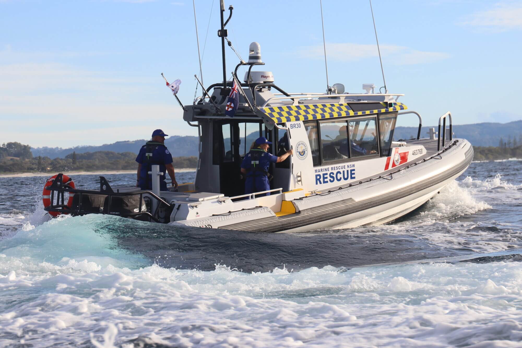 Marine Rescue NSW response enhanced with new Brunswick vessel - Marine ...