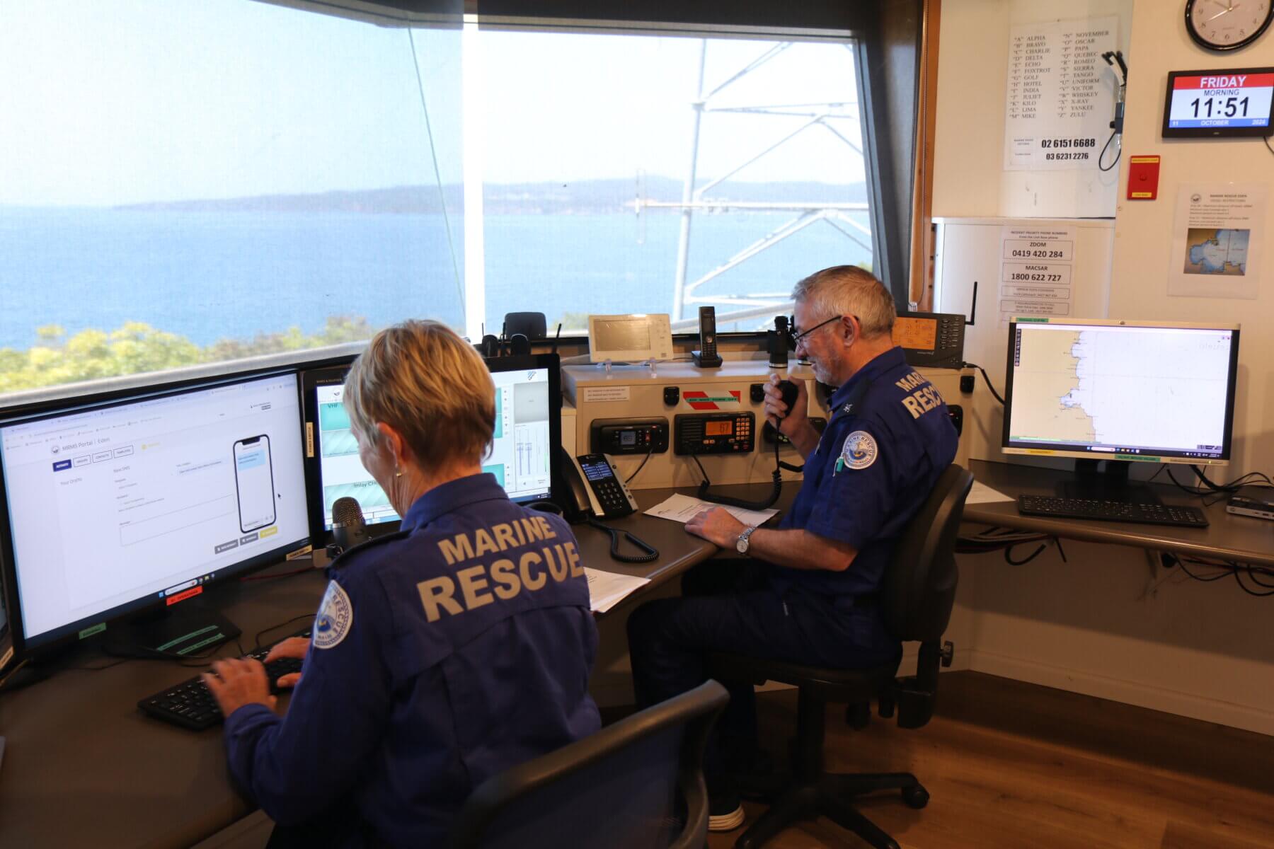 Step inside Marine Rescue Eden’s radio operations at the Whale Festival ...