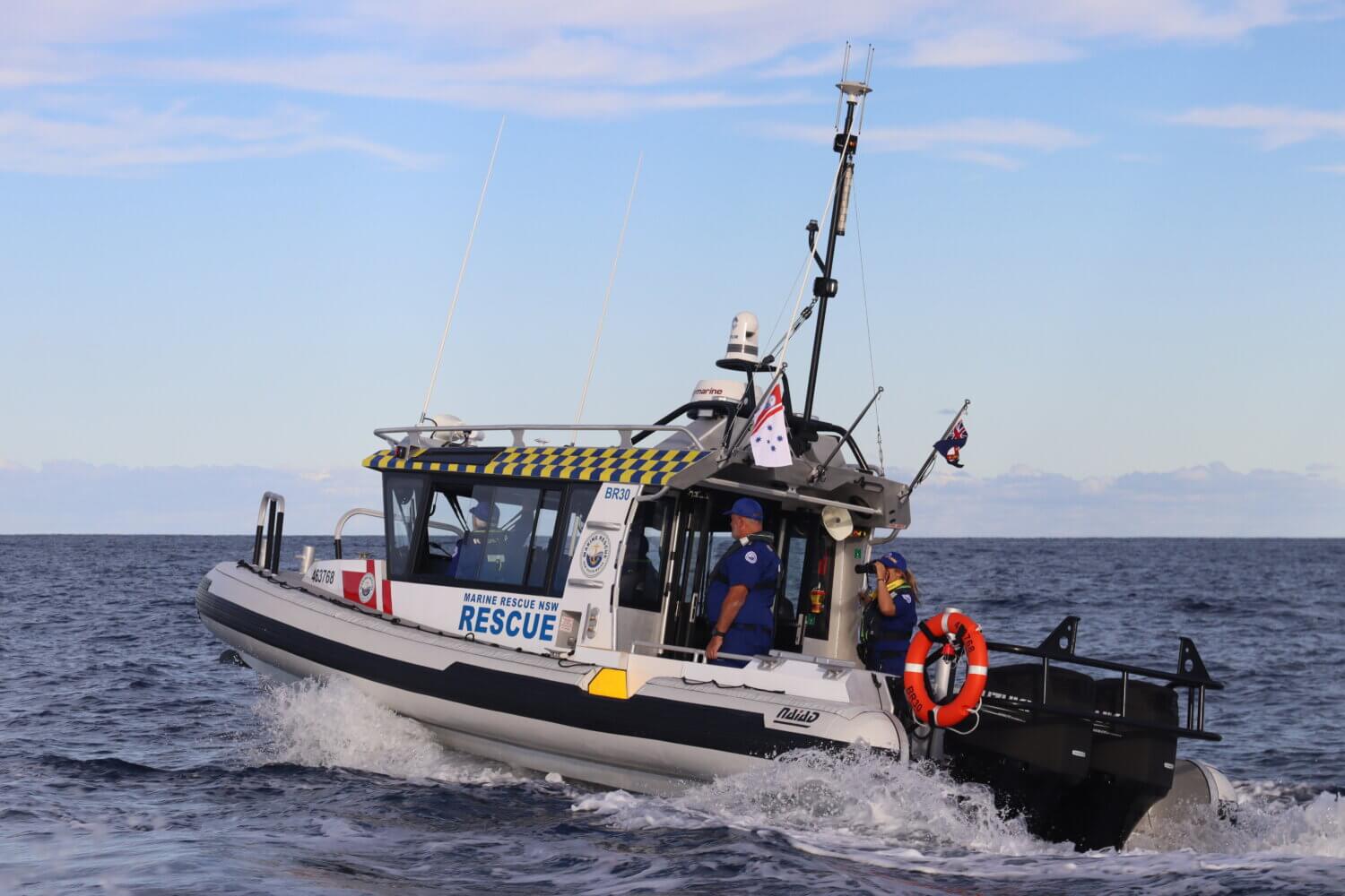 Marine Rescue NSW volunteers safely return five people to shore after ...