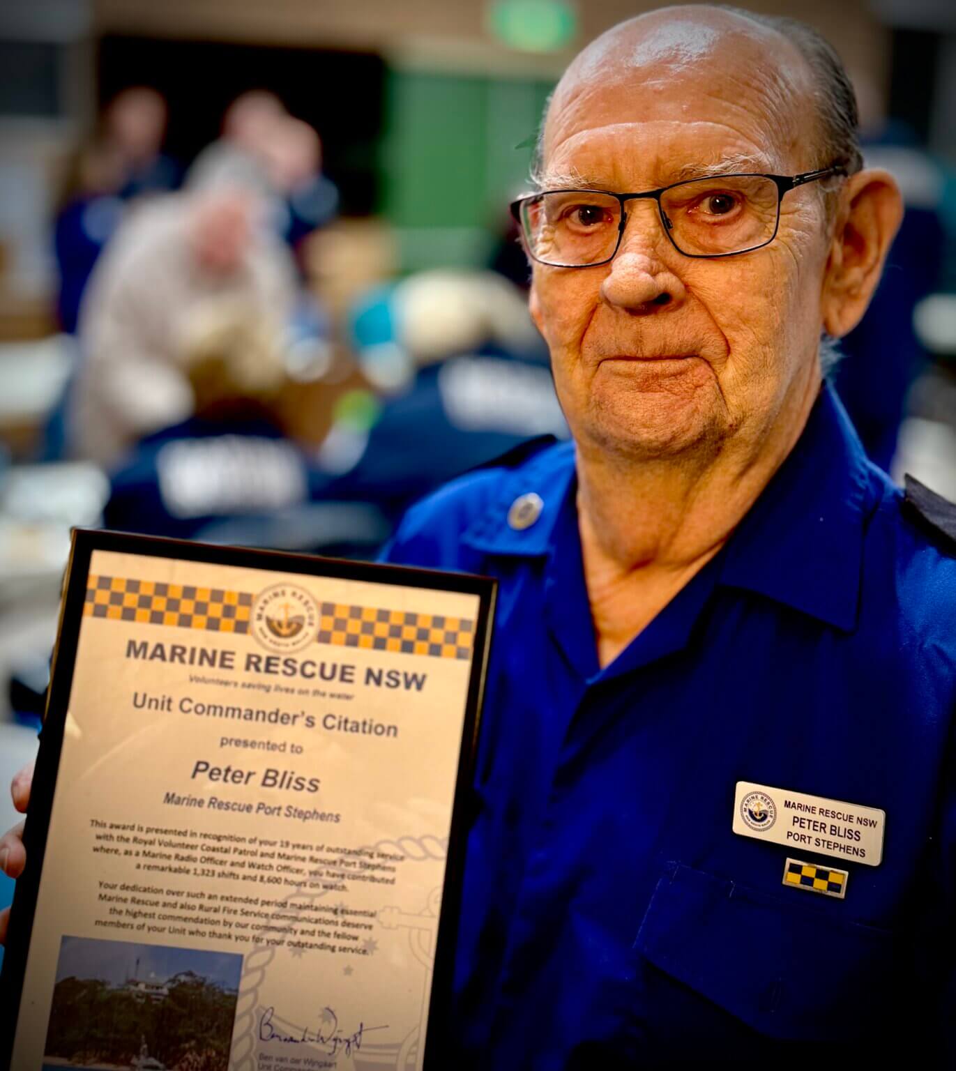 19 Years on watch: Marine Rescue Port Stephens stalwart takes time out ...