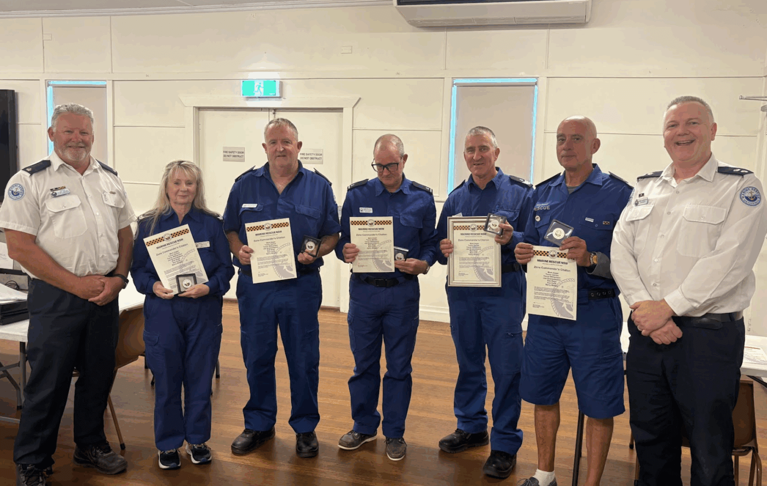 Marine Rescue Shoalhaven volunteers honoured for lifesaving mission ...