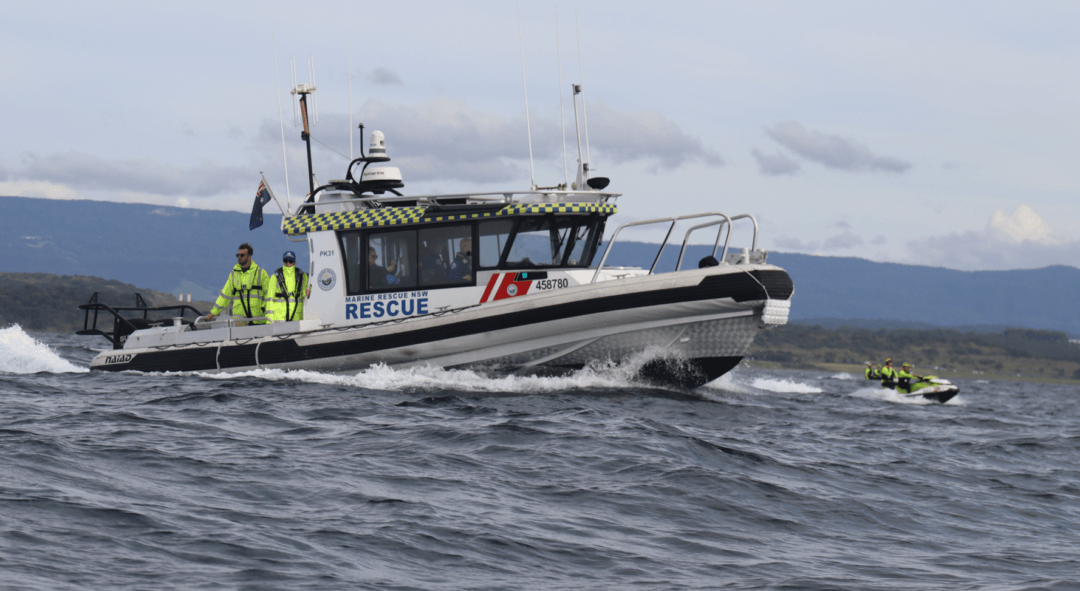Marine Rescue NSW volunteers ensure safe rescue of four divers off Port ...
